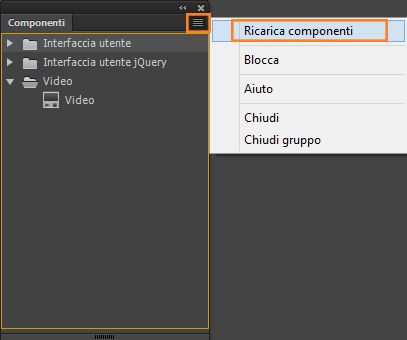 Componenti in Animate