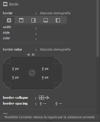 Utilizzare il pannello CSS Designer in Dreamweaver