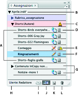 Condividere i contenuti tra InDesign e InCopy