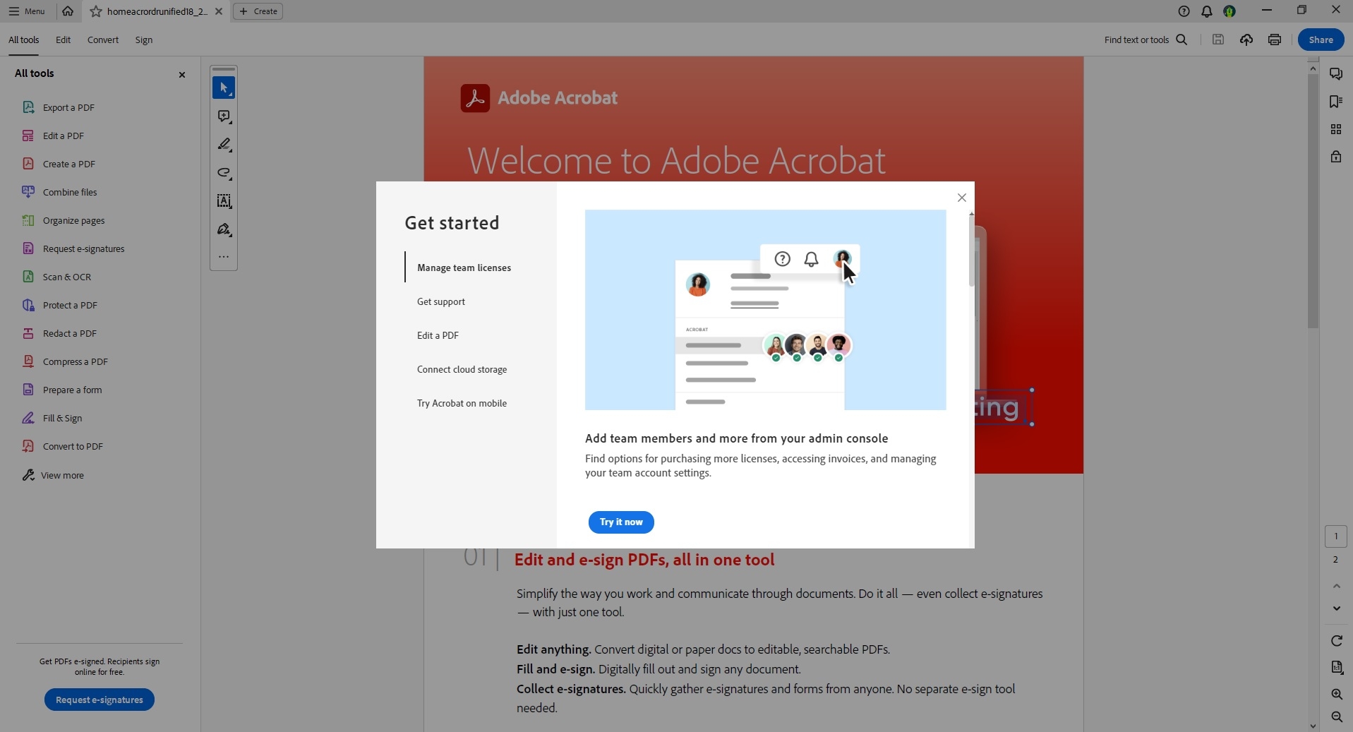 新機能の概要 | Acrobat の 2023 年 9 月のリリース