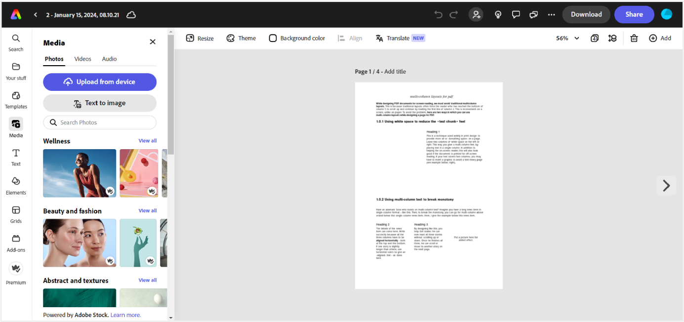 Adobe Acrobat 의 새로운 기능