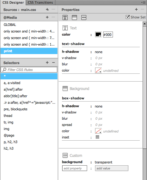 Adobe Learn 학습 Dreamweaver Css 코딩 실습