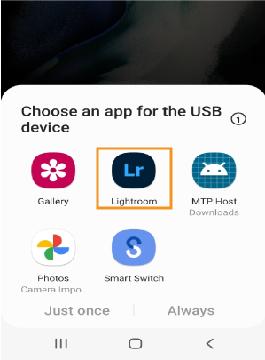 모바일용 Lightroom(Android)에서 사진 및 비디오를 가져옵니다.
