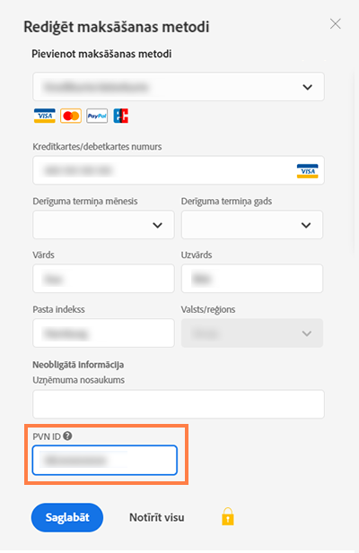 Uzņēmuma nodokļu identifikācijas numura atjaunināšana