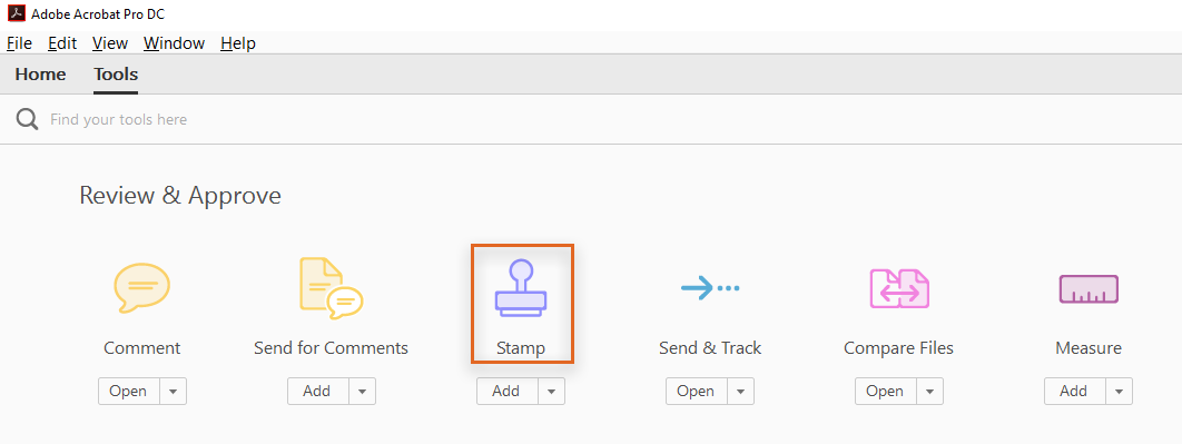 Een aangepaste dynamische stempel maken met Acrobat