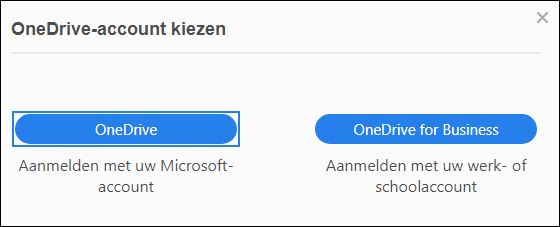 Uw OneDrive-bestanden openen in Acrobat/Reader