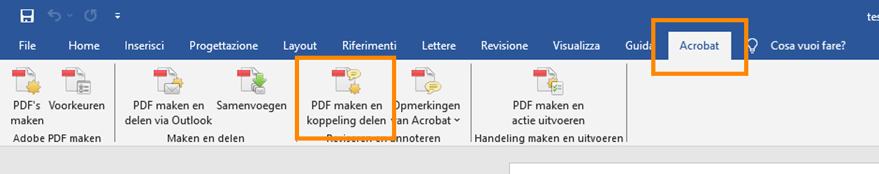 PDF's maken met PDFMaker in Adobe Acrobat (Windows)
