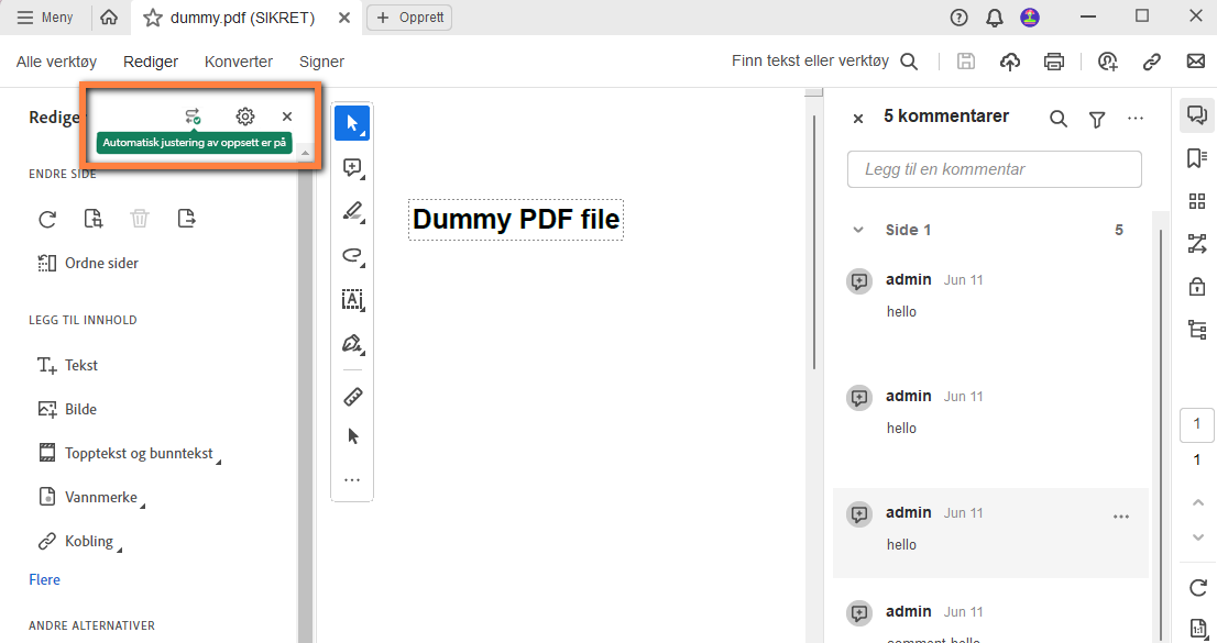 Overzicht van nieuwe functies | Acrobat-versie van juni 2023