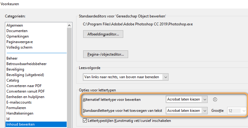 Tekst in een PDF bewerken of opmaken met Adobe Acrobat