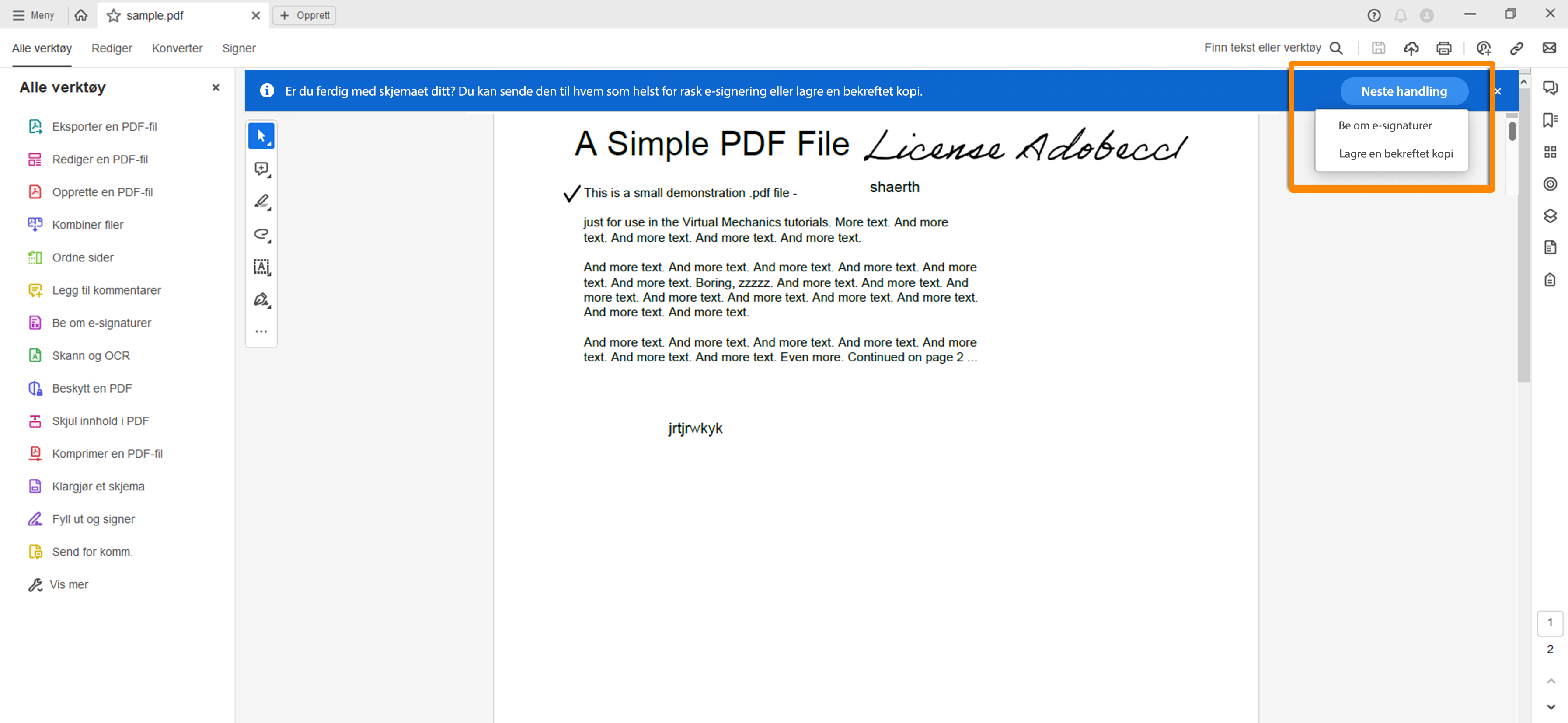 Overzicht van nieuwe functies | Acrobat-versie van juni 2023