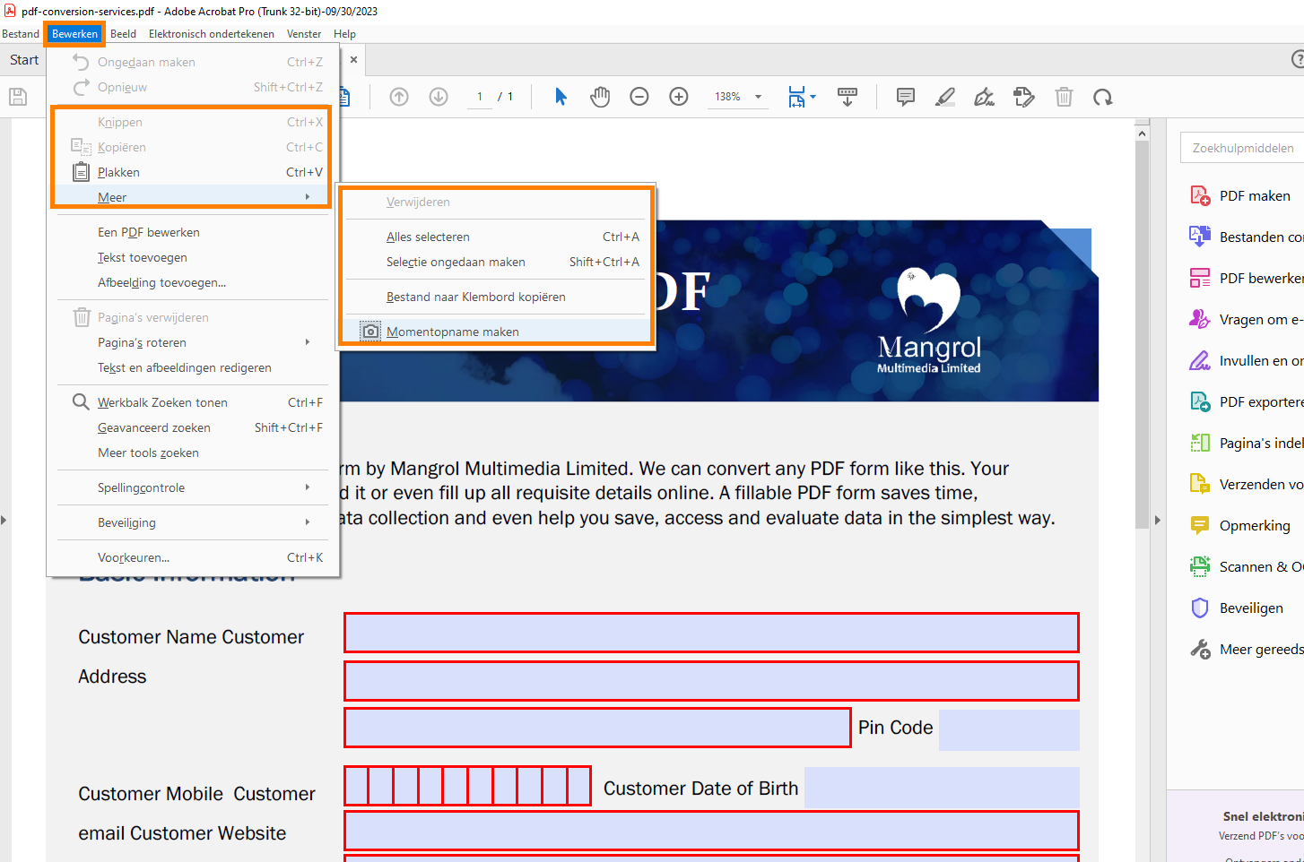 Overzicht van nieuwe functies | Acrobat-versie van maart 2023