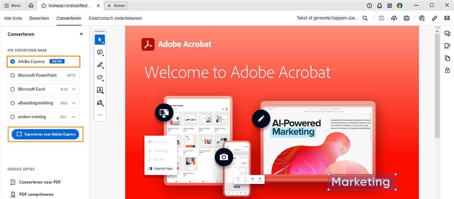 Nieuw in Adobe Acrobat