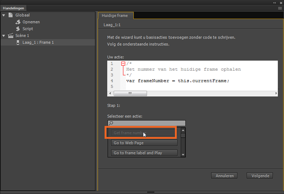 Actionscript Gebruiken Met Animate