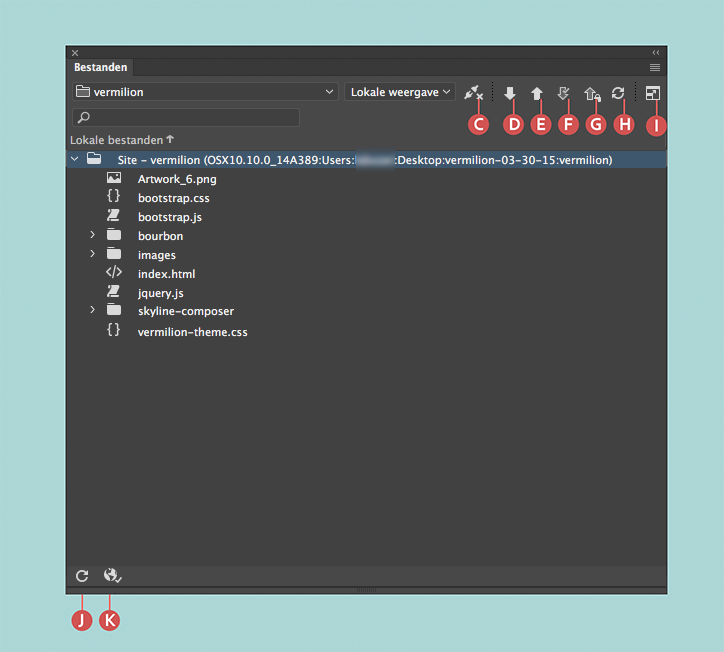 Bestanden beheren en overbrengen naar externe servers vanuit Dreamweaver