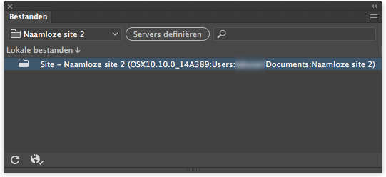 Bestanden beheren en overbrengen naar externe servers vanuit Dreamweaver