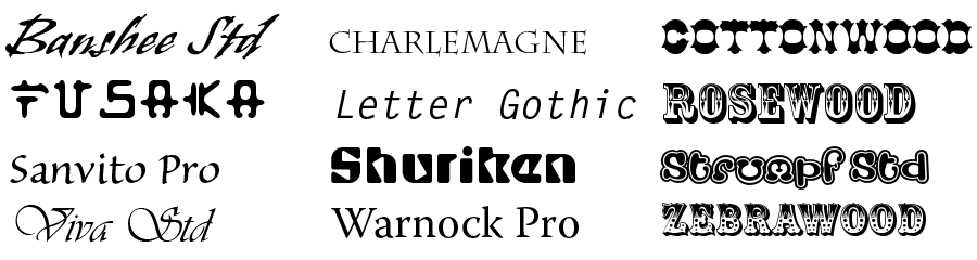 Ontbrekende lettertypen zoeken op de Adobe Fonts-website | Illustrator