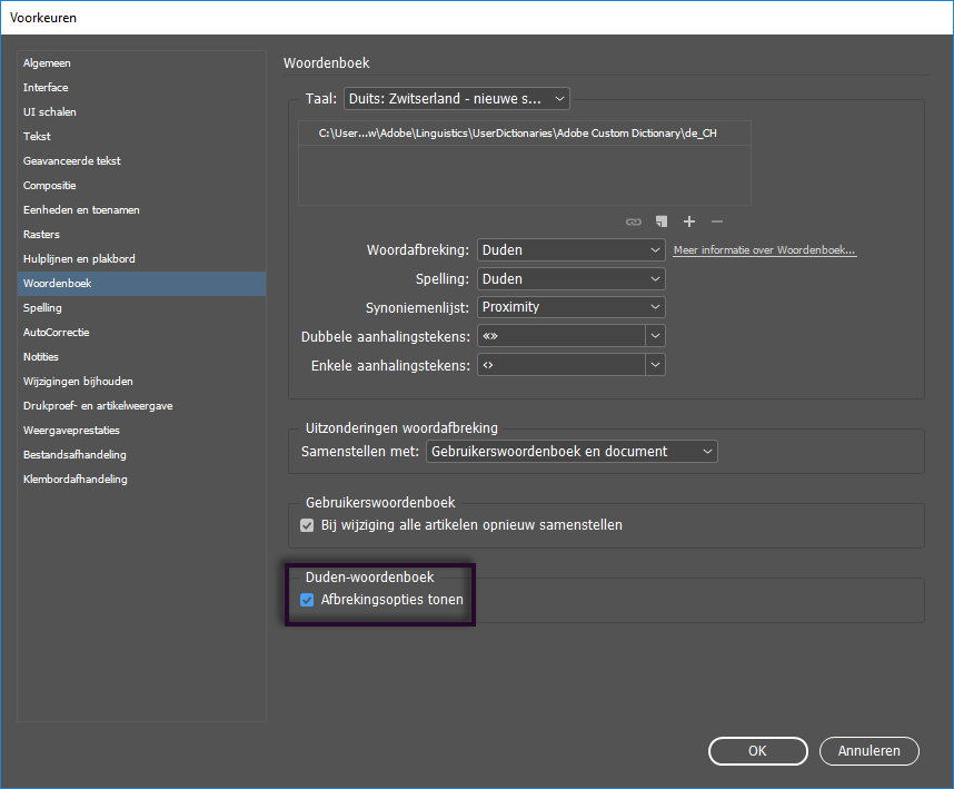 Spelling controleren