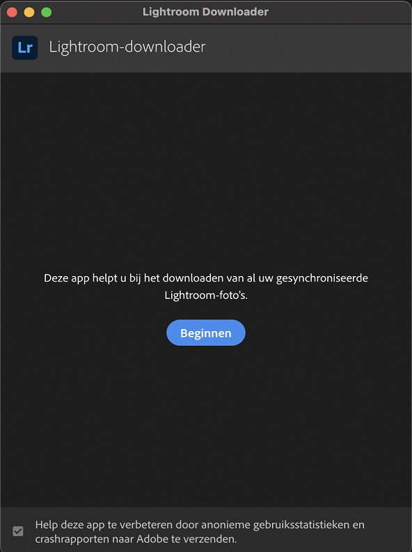 Gesynchroniseerde Lightroom-foto's en -video's van de cloud naar een ...