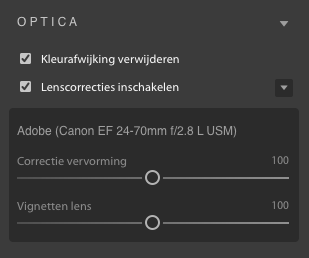 Bewerkingsfuncties in Lightroom CC gebruiken