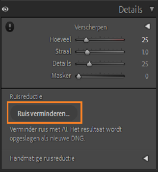 Details verbeteren in Raw-afbeeldingen