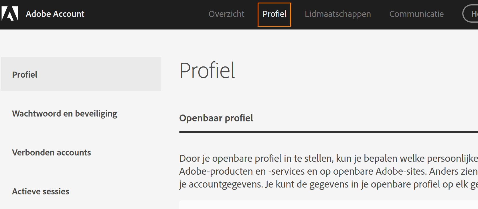 Je Adobe ID maken of bijwerken
