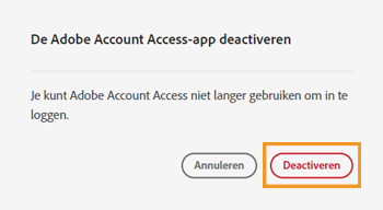 Opties voor verificatie zonder wachtwoord voor je Adobe-apps en -services
