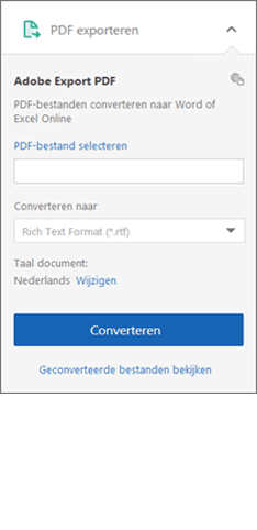 PDF exporteren van Acrobat Reader