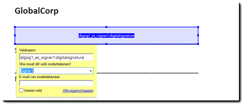 Digitale handtekeningen gebruiken