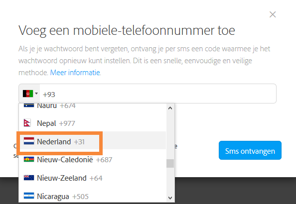 Je telefoonnummer gebruiken om je account te herstellen