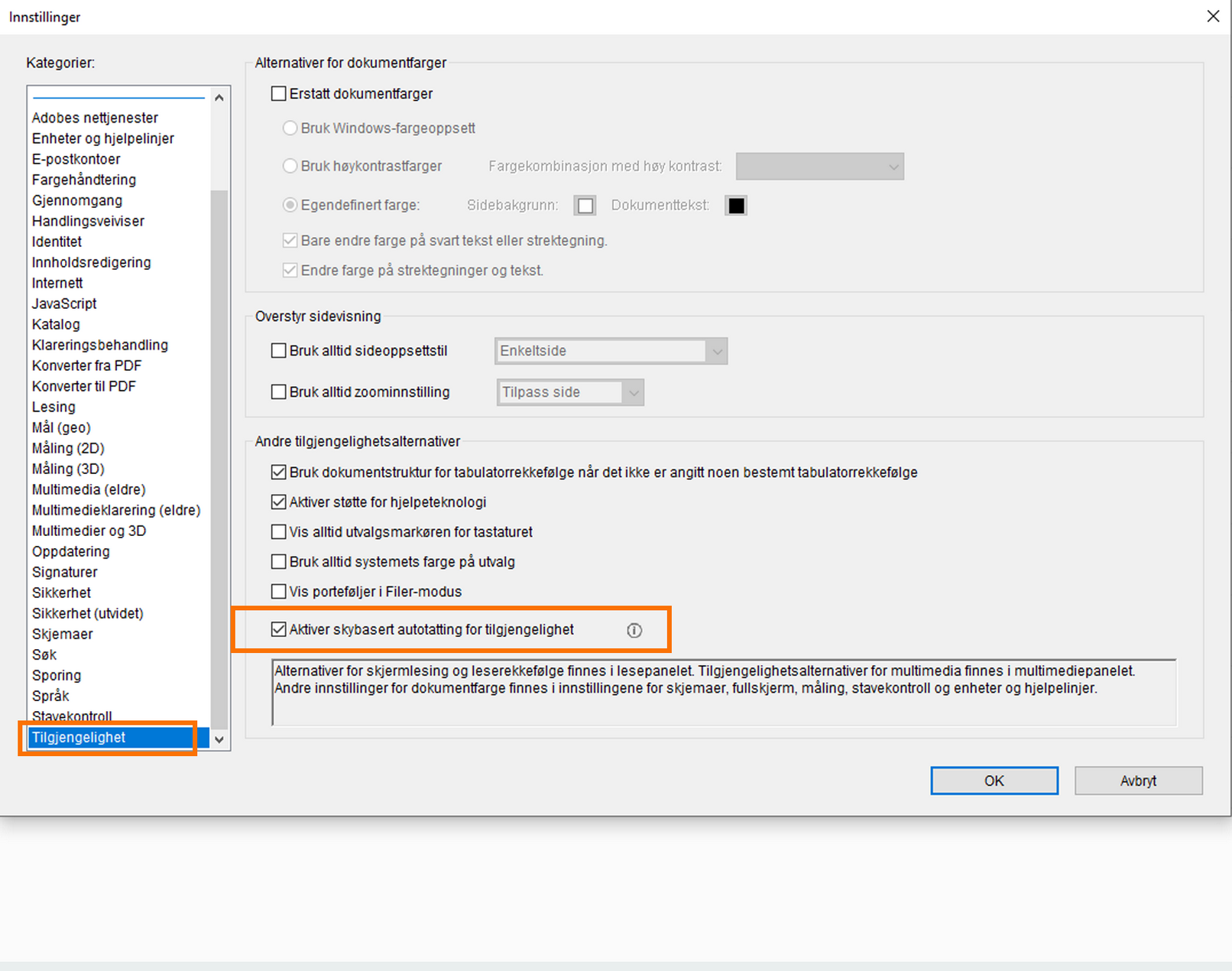 Forbedre dokumenttilgjengeligheten med skybasert automatisk koding.