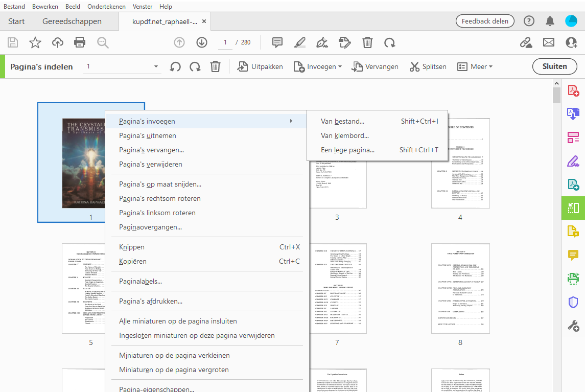 Kombinere eller slå sammen filer til én enkelt PDF-fil, Adobe Acrobat DC
