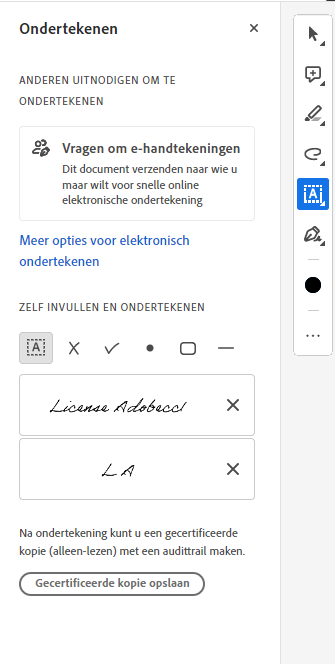 Fill & Sign PDF-skjemaer ved å bruke Adobe Acrobat Fill & Sign-verktøyet