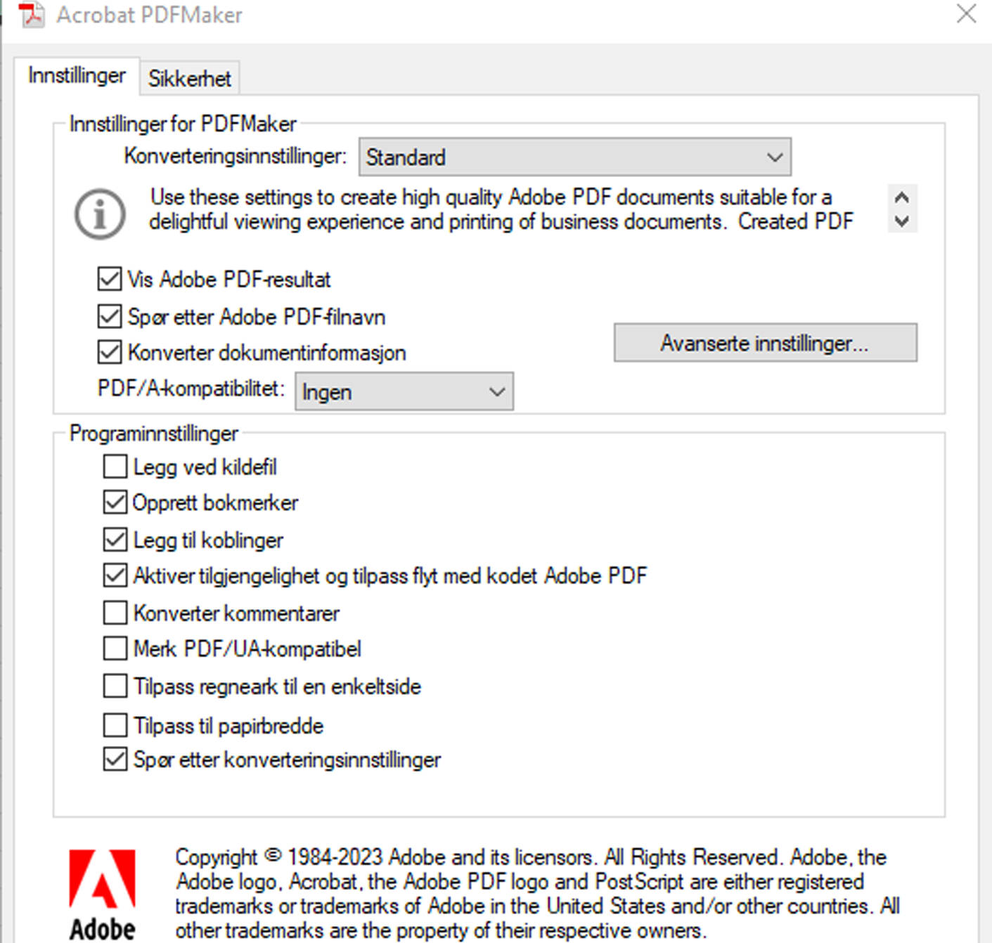 Nyheter i Adobe Acrobat