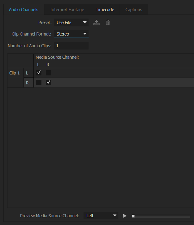 Working With Clips Channels And Tracks In Premiere Pro