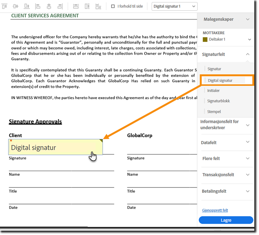Skybaserte digitale signaturer