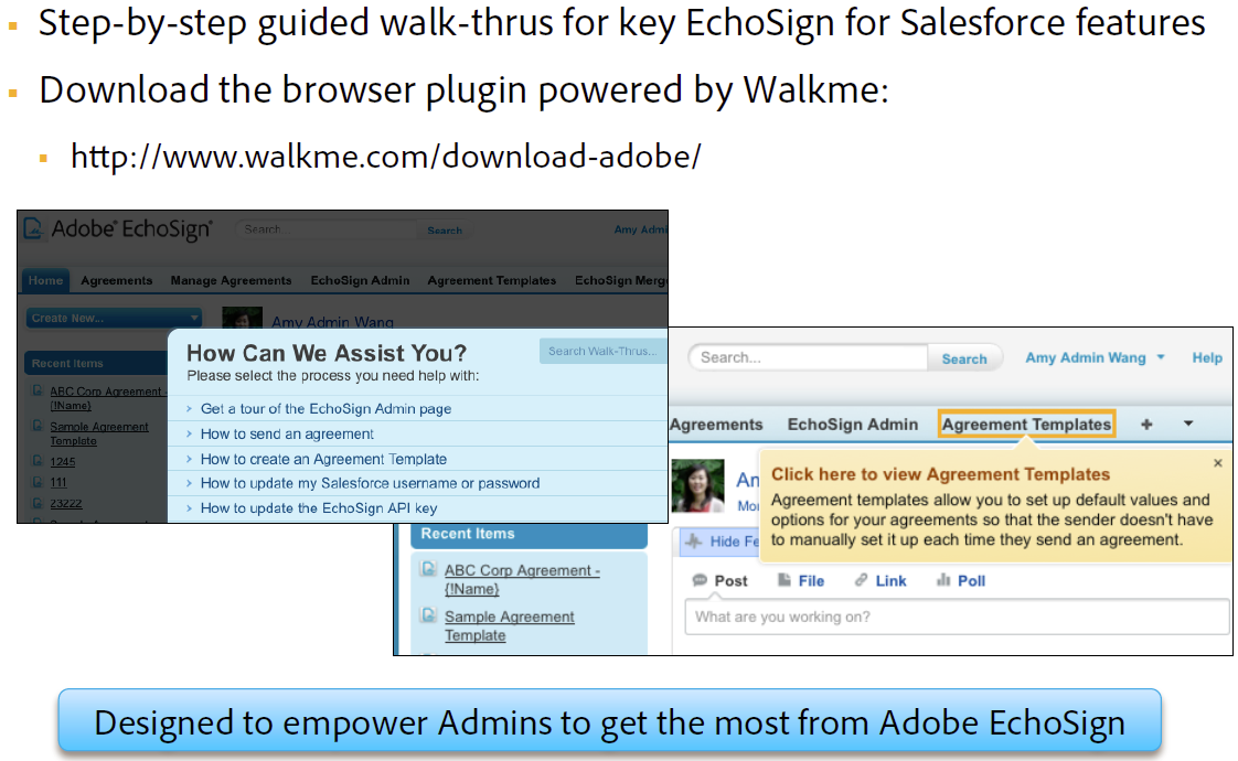 Produktmerknader for Adobe Acrobat Sign for Salesforce