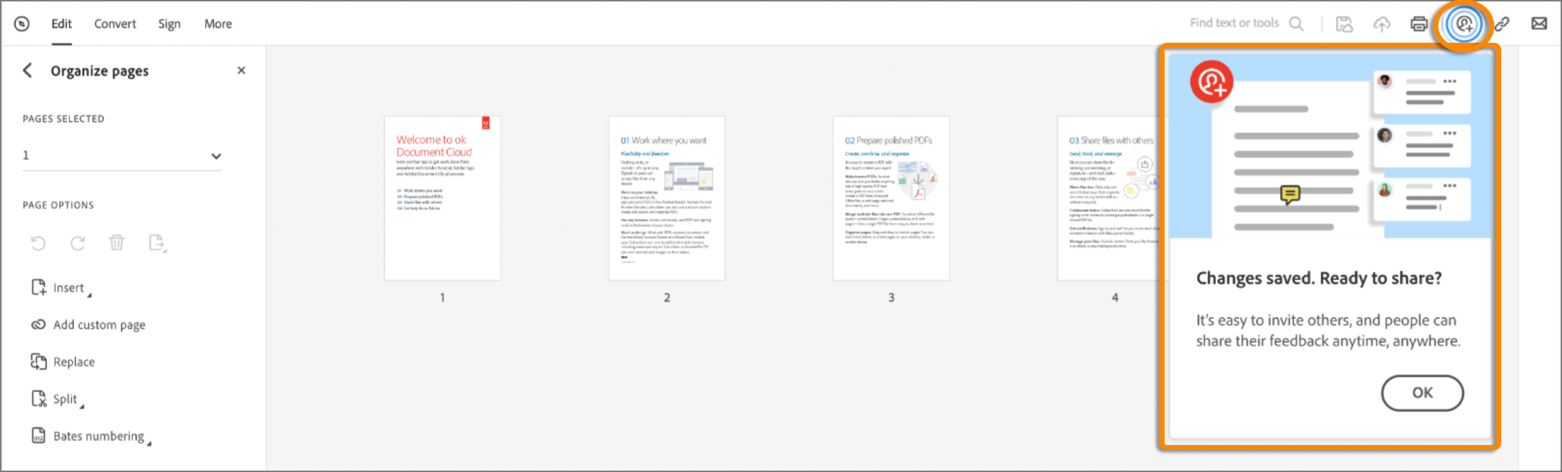Podsumowanie nowych funkcji | Wydanie programu Acrobat ze stycznia 2023 r.