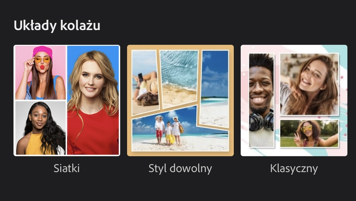 Podstawy przestrzeni roboczych w Photoshop Express