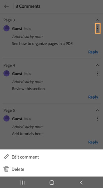 Como trabalhar com PDFs na Nova Experiência do Acrobat Reader para Android