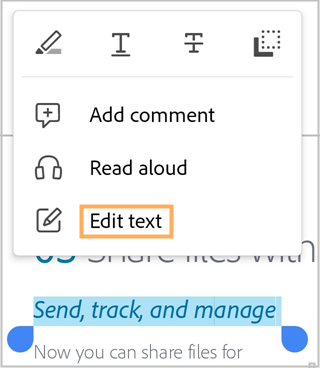 Como trabalhar com PDFs na Nova Experiência do Acrobat Reader para Android