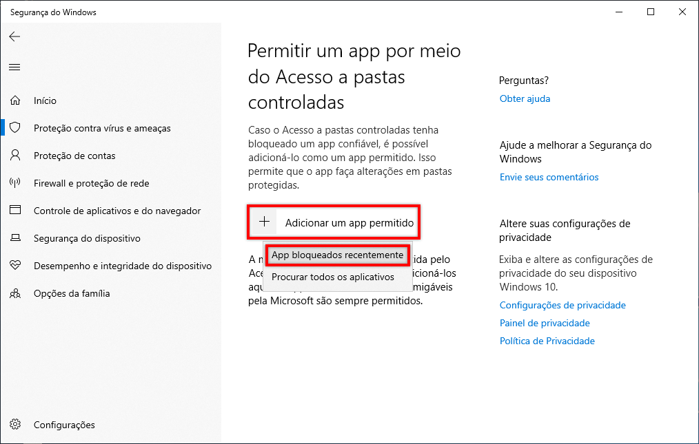 Erro ao salvar o PDF no Acrobat no Windows 10