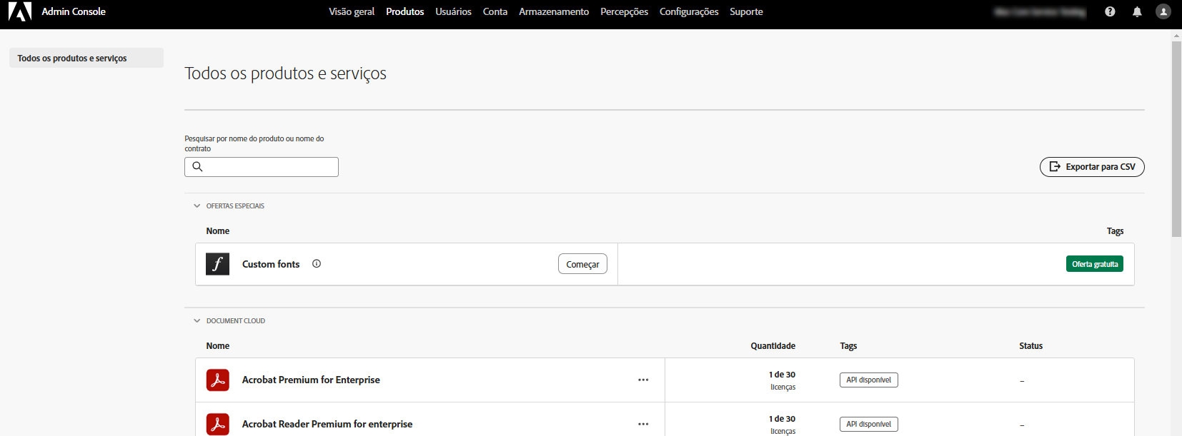Administração do Assistente de IA do Adobe Acrobat para empresas