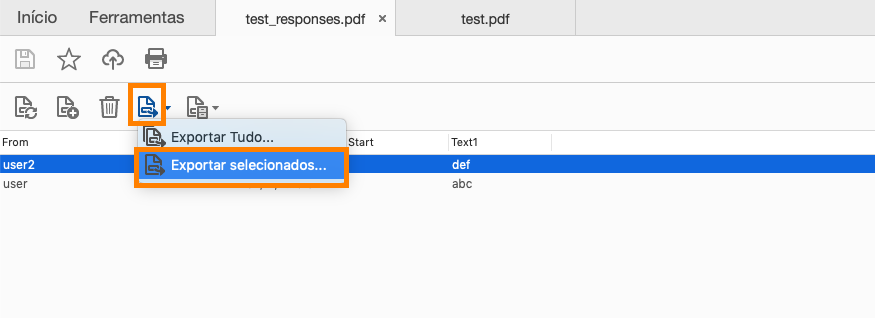Coletar e gerenciar dados de formulário PDF, Adobe Acrobat