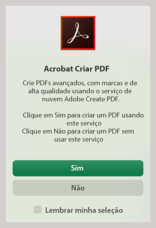 Criação de PDFs com o PDFMaker no Adobe Acrobat (Windows)