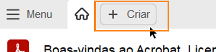 Criar PDFs com o Adobe Acrobat