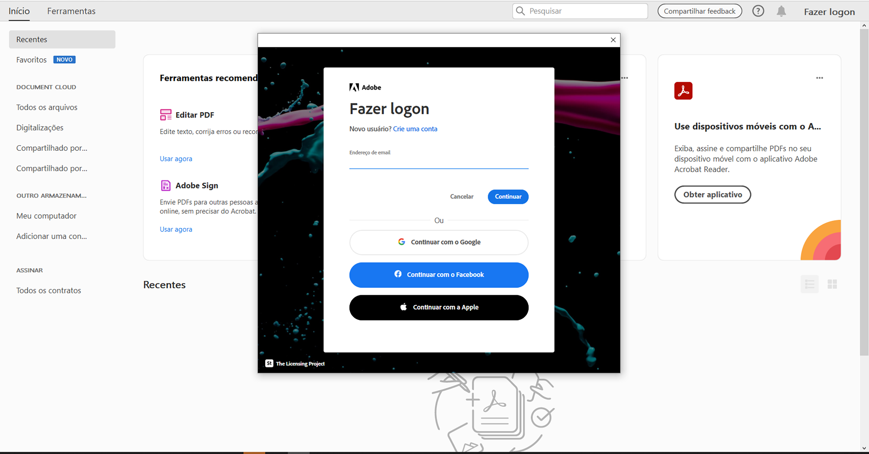 Resumo de novos recursos | Versão de janeiro de 2022 do Acrobat
