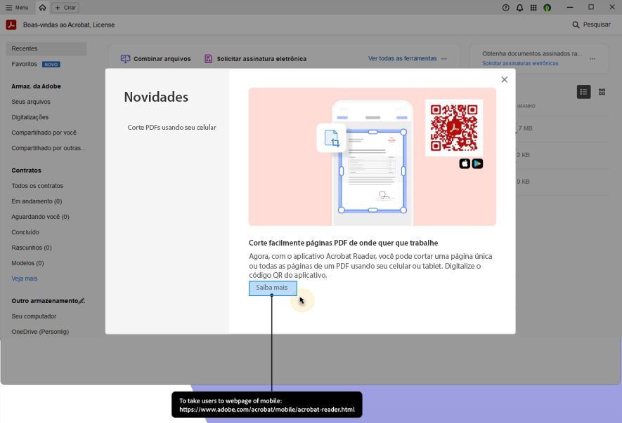 Novidades no Adobe Acrobat