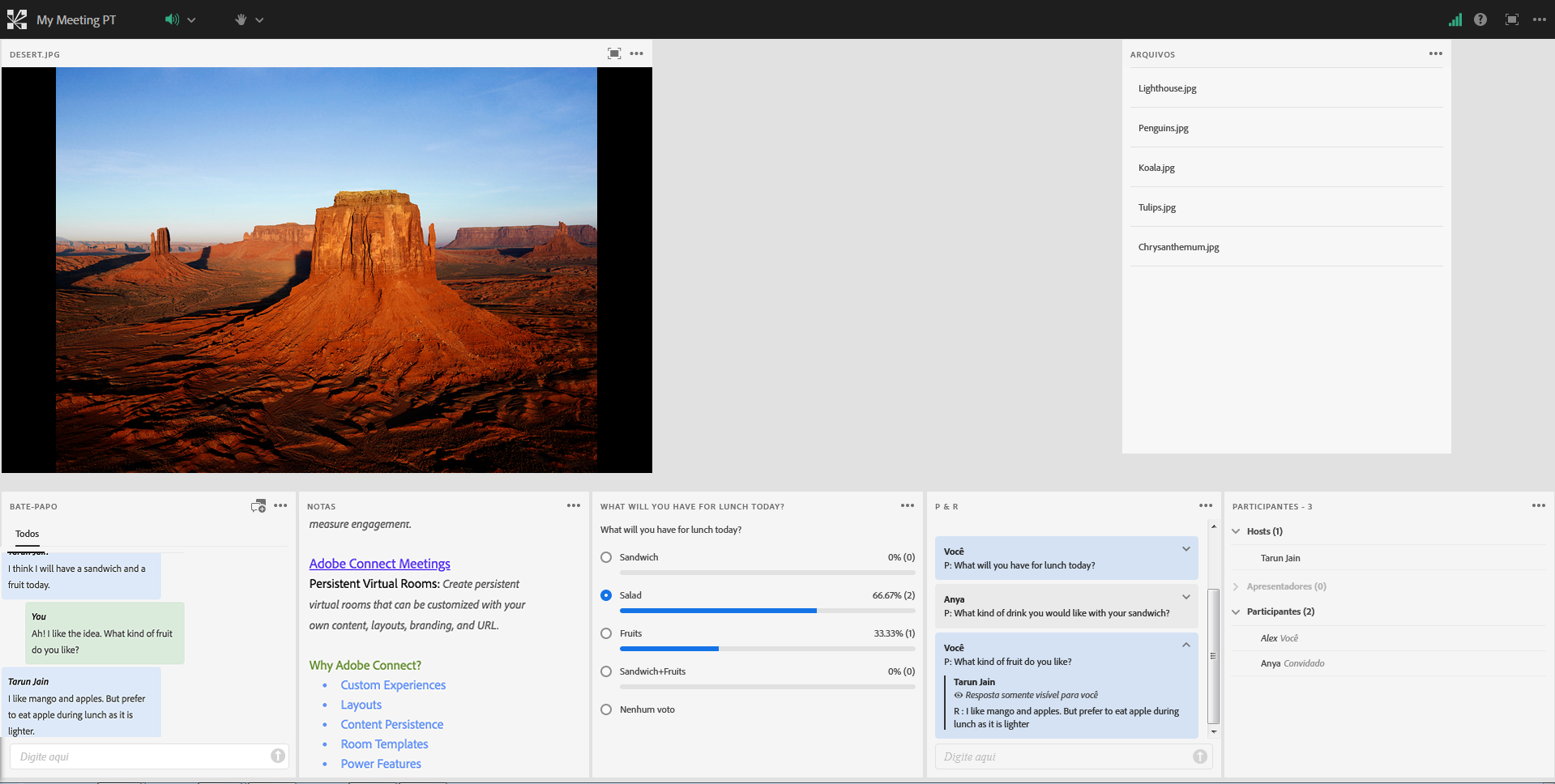 Novidades no Adobe Connect