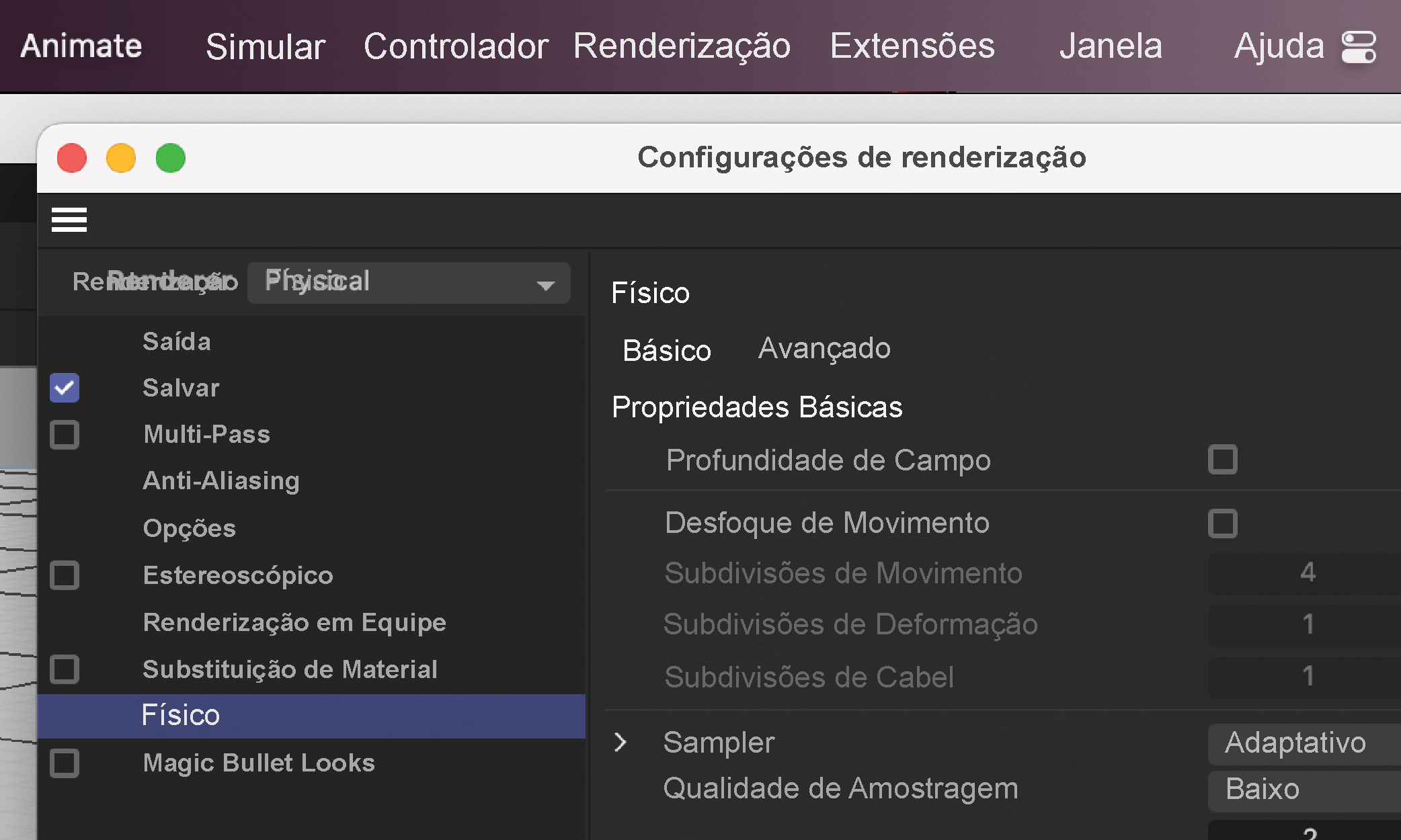 Criação de arquivos Cinema 4D e Cineware no After Effects