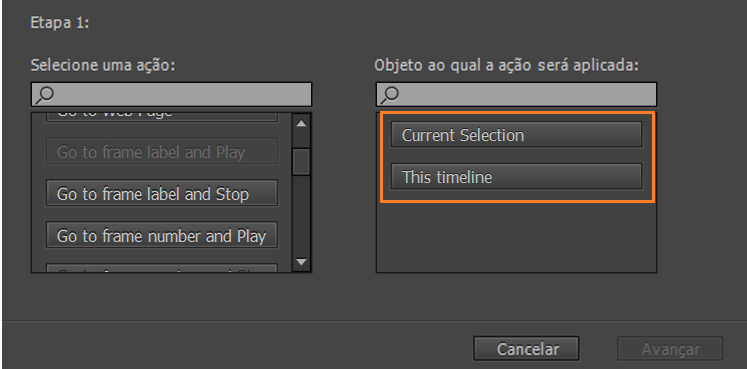 Como usar ActionScript com o Animate